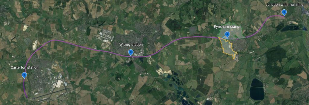 Proposed Route – Witney Oxford Transport Group